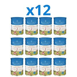(現金自取$198x6) Bellamy's 有機奶粉2號 (6-12個月) - 900g X12罐 平行進口 / 少量現貨